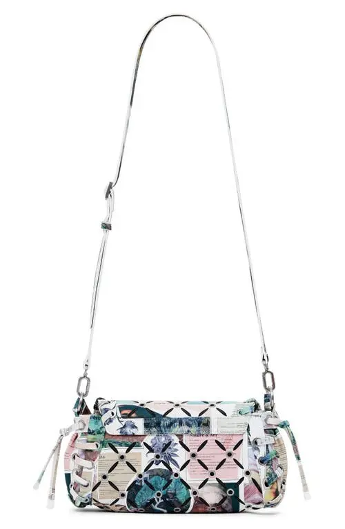 Desigual Small Collage Perforated Crossbody Bag