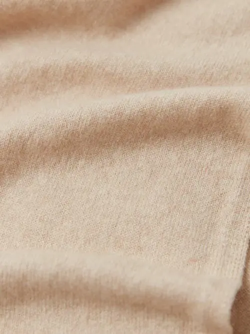 Gobi Cashmere Cashmere Jersey Knit Scarf - Beige