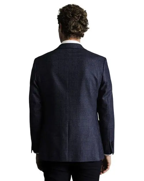 CHARLES TYRWHITT Wool Twill Silk Jacket