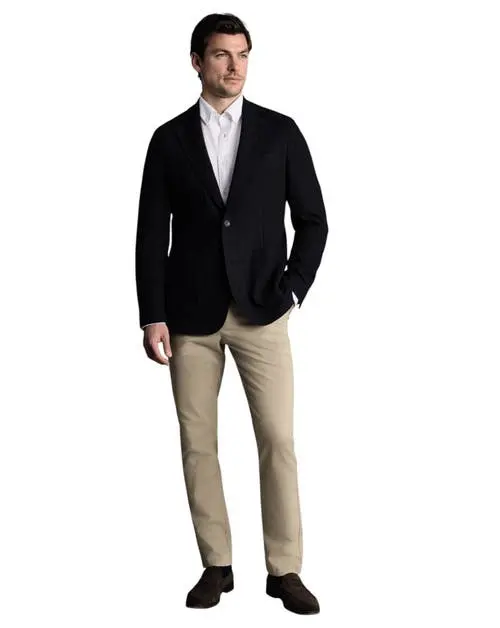 CHARLES TYRWHITT Jersey Slim Fit Jacket