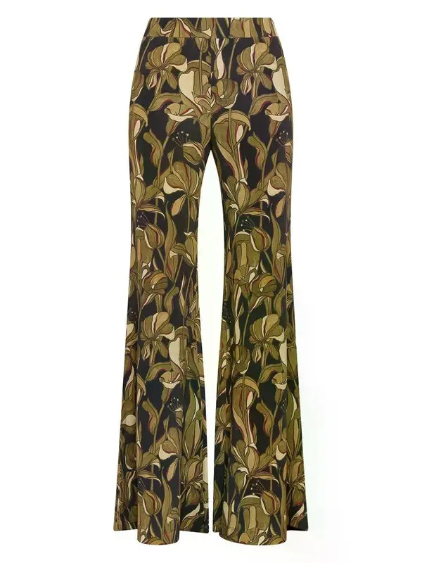 Malìparmi Lily's Ballet Printed Flared Trousers