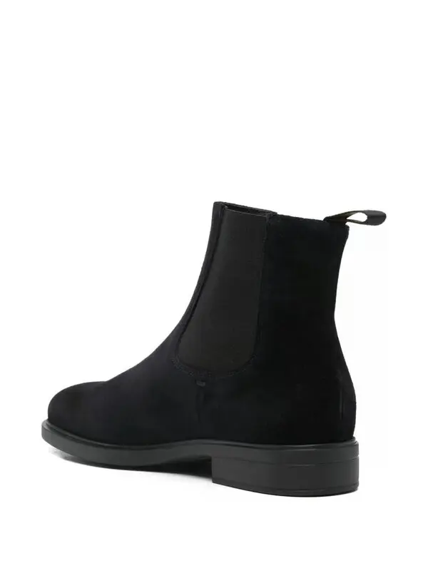 DOUCAL'S Elastic Panel Suede Boots - Blue