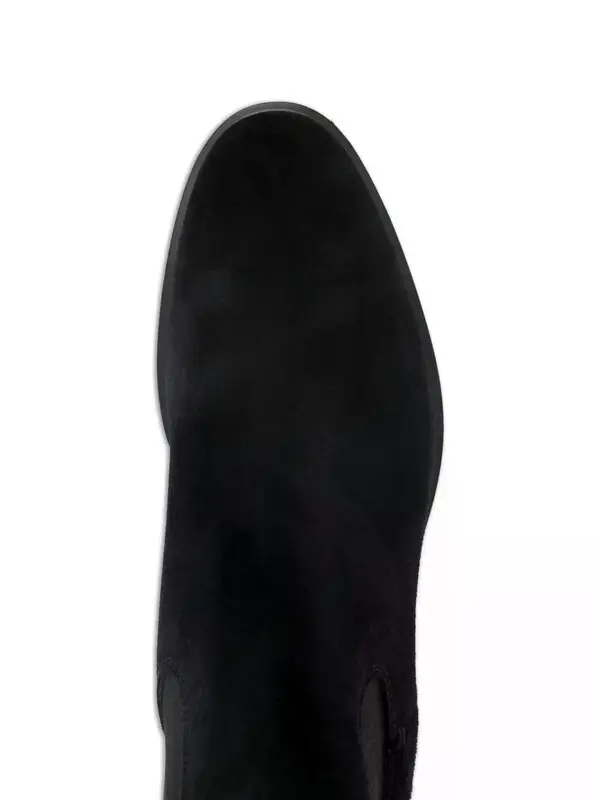 DOUCAL'S Elastic Panel Suede Boots - Blue