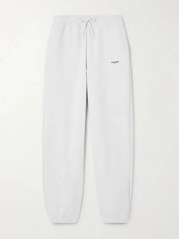 Aimé Leon Dore Cotton-jersey Track Pants - Gray