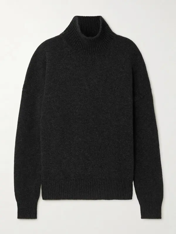 Daughter Balla Wool Turtleneck Sweater - Gray