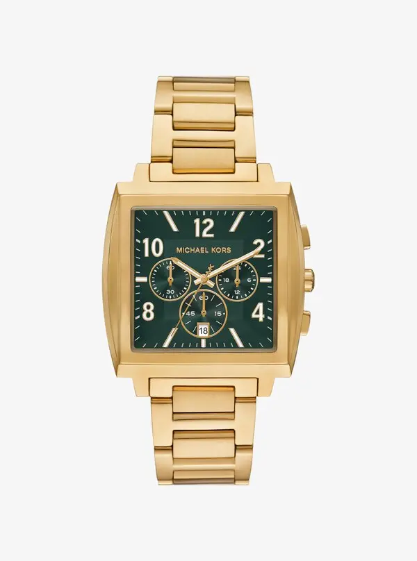 Michael Kors Oversized Rhys -tone Watch - Gold