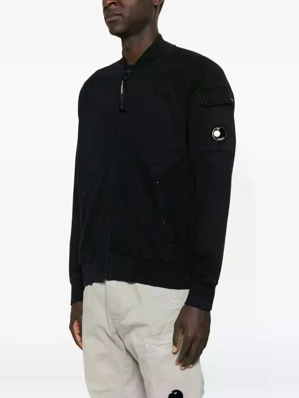 C.P. COMPANY Zip-up Jacket - Black