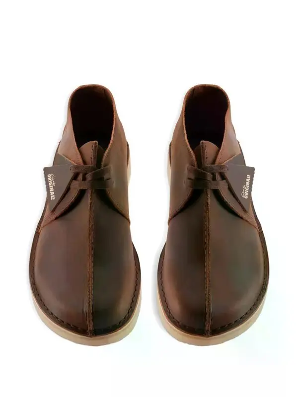 Clarks Leather Lace-up Boots - Brown