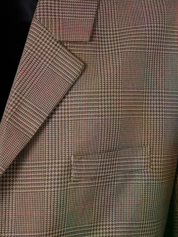 LES DEUX Checked Wool Blazer