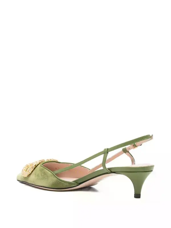 Valentino Garavani Slingback Embellished Pumps
