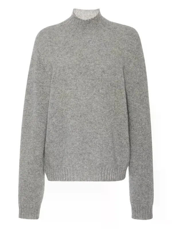 THE ROW High-neck Cashmere Knit