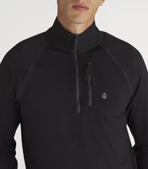 Dunhill Wool Quarter-zip Sweatshirt