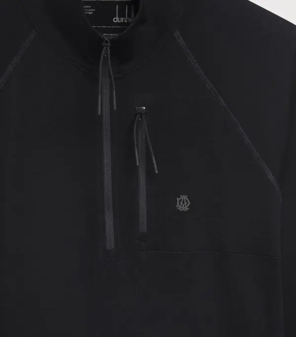 Dunhill Wool Quarter-zip Sweatshirt