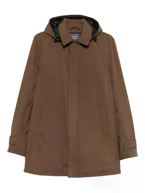 Herno Hooded Jacket - Brown