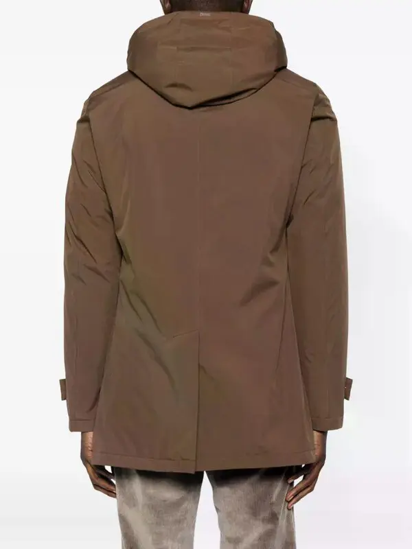 Herno Hooded Jacket - Brown