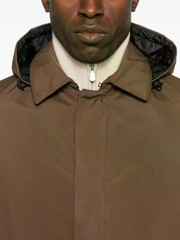 Herno Hooded Jacket - Brown