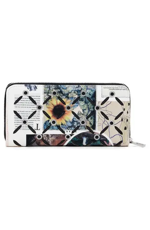 Desigual Grommet Zip-around Wallet