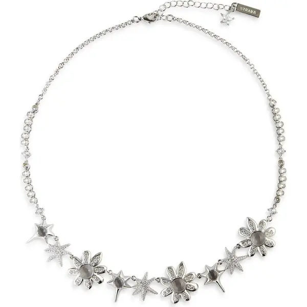 Collina Strada Meadow Necklace - Silver Multi