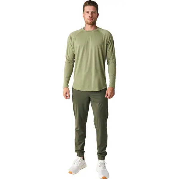 VITALITY Adapt Long Sleeve Crewneck T-shirt - Matcha