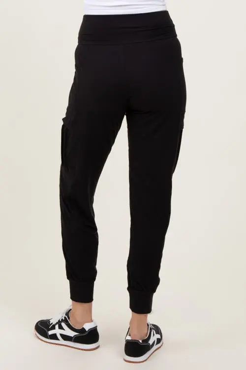 PINKBLUSH Cargo Pocket Maternity Jogger Pants