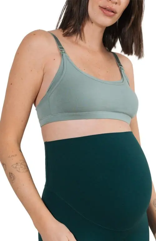 VITALITY Vital Maternity Scoop Bralette - Thyme