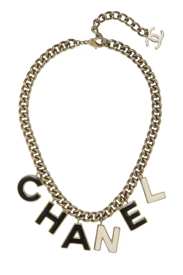 Chanel Logo Chain Necklace - Multi