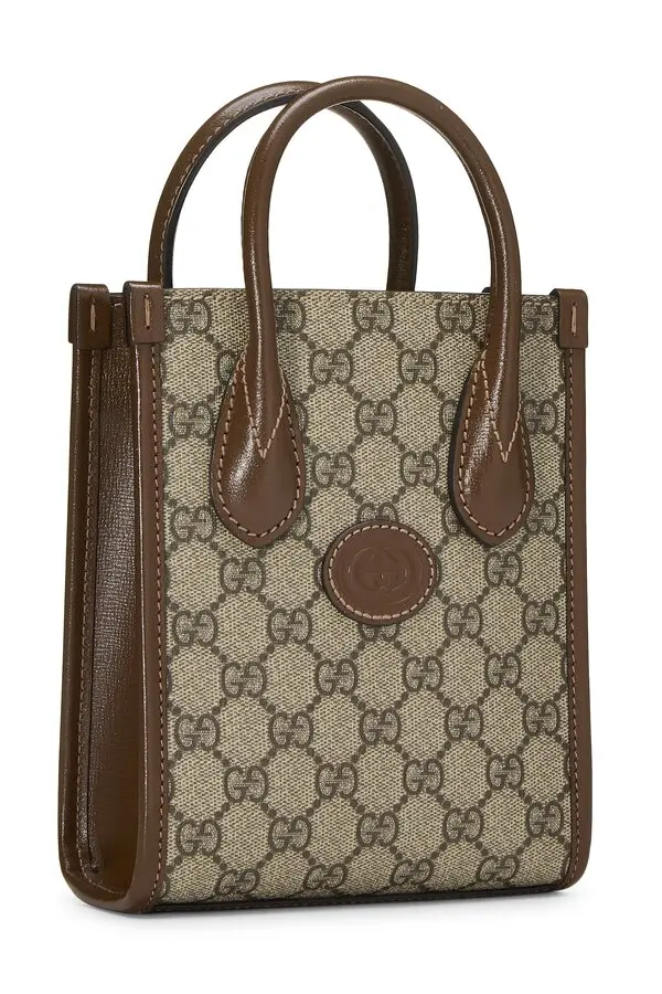 Gucci Gg Supreme Interlocking G Tote