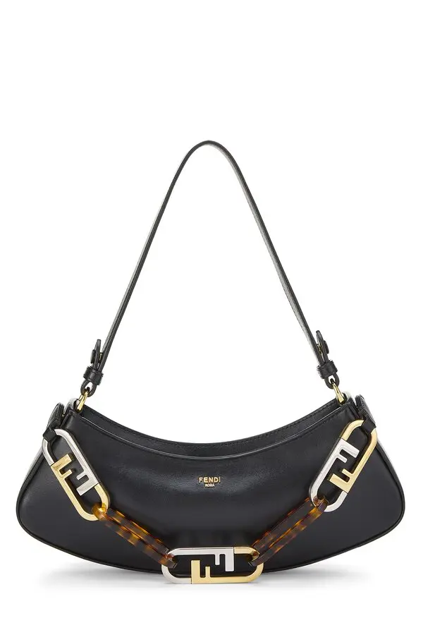 Fendi Calfskin O'lock Swing Shoulder Bag