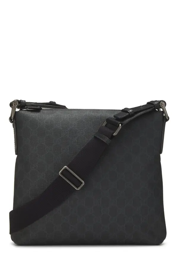 Gucci Gg Supreme Messenger Bag - Black