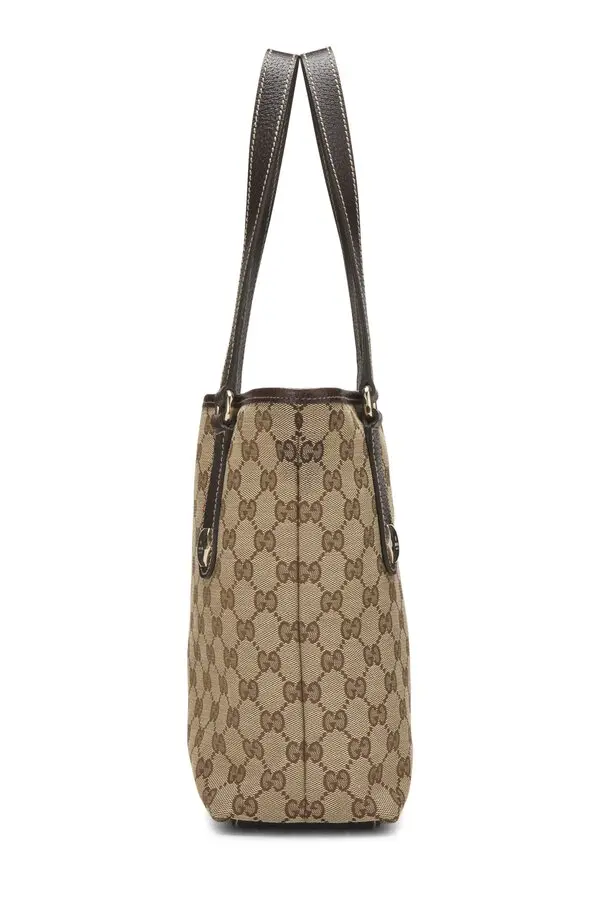 Gucci Original Gg Canvas Flat Vertical Tote