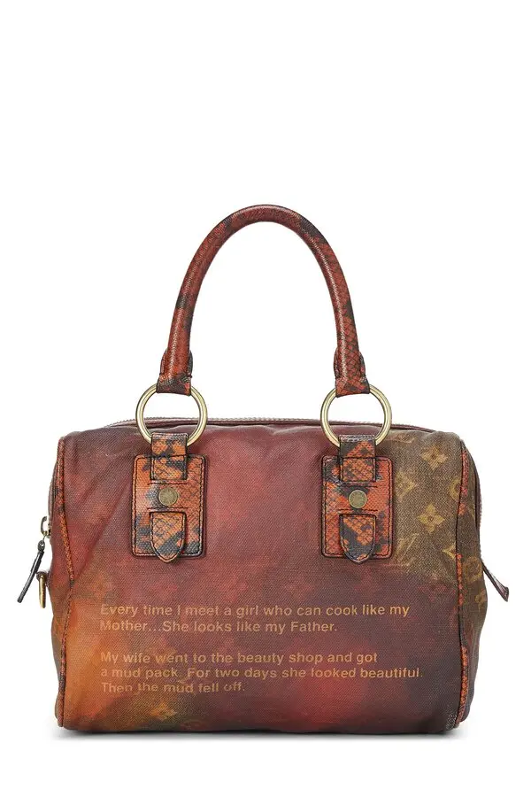 LOUIS VUITTON Richard Prince Jokes Crazy Bag