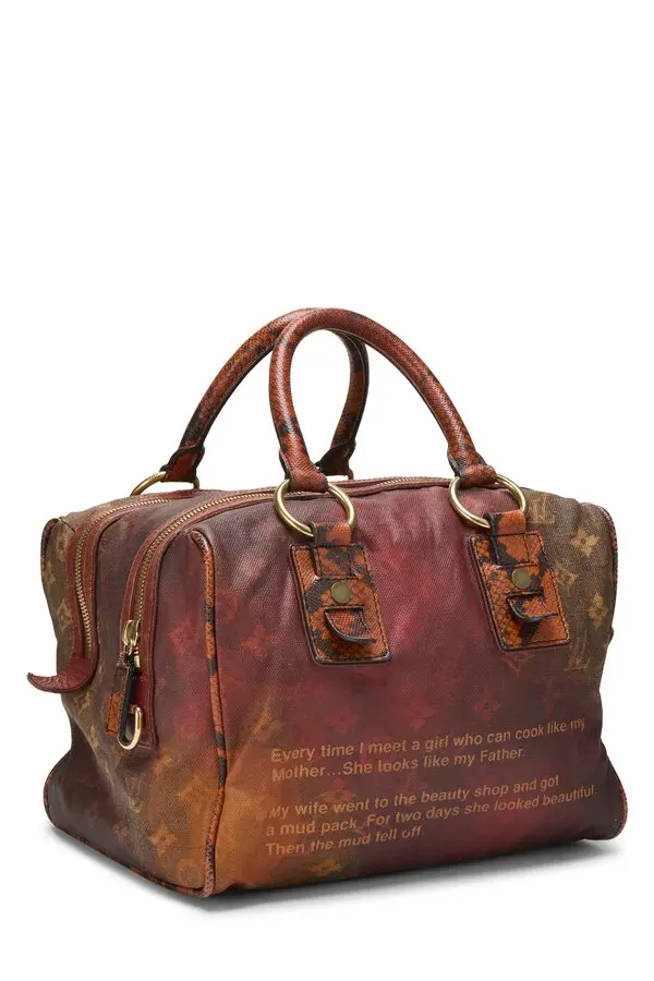LOUIS VUITTON Richard Prince Jokes Crazy Bag