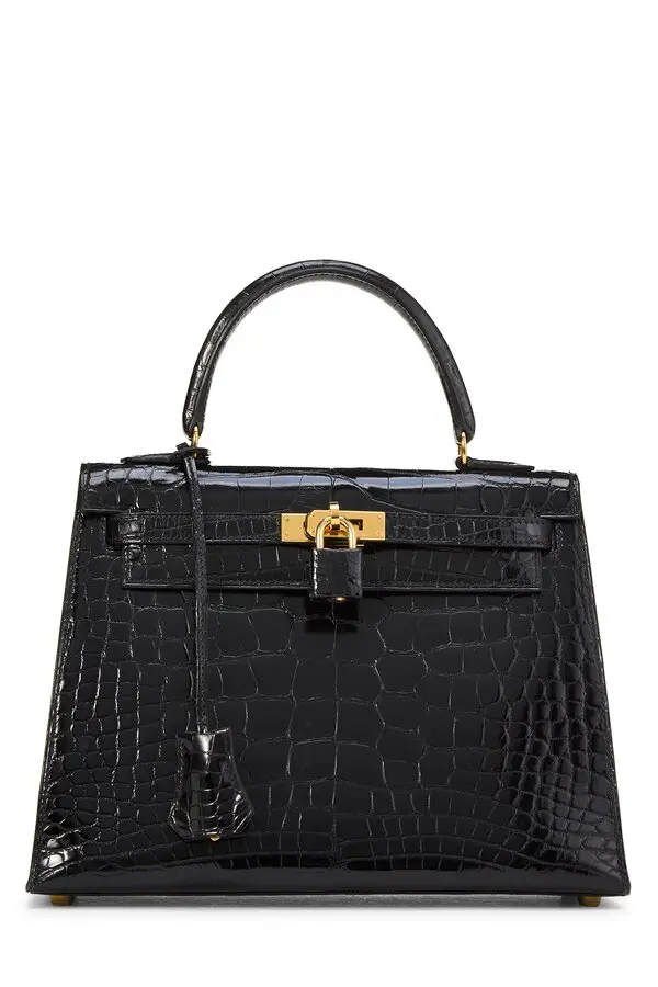 Hermès Lisse Alligator Kelly Sellier 25
