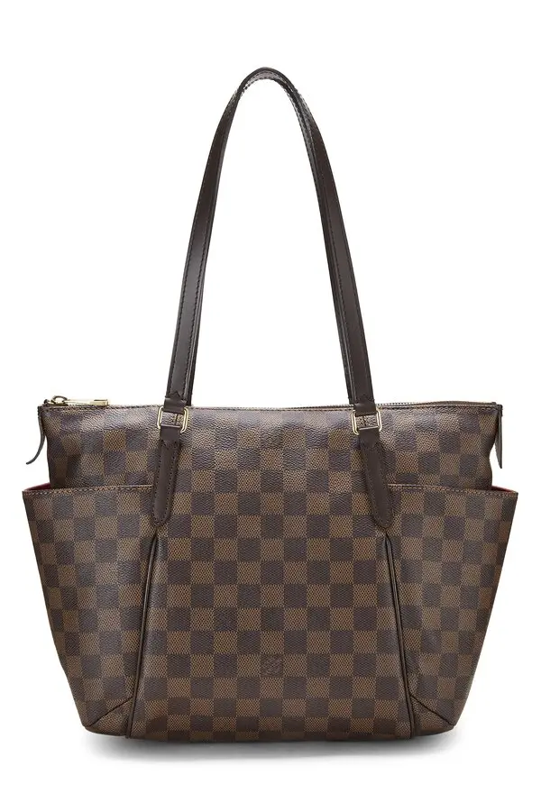 LOUIS VUITTON Damier Ebene Totally Nm Tote - Brown