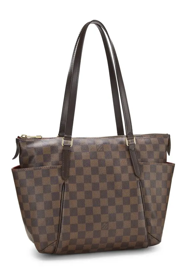 LOUIS VUITTON Damier Ebene Totally Nm Tote - Brown