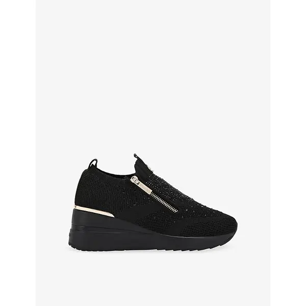 Carvela High-rise Knitted Trainers
