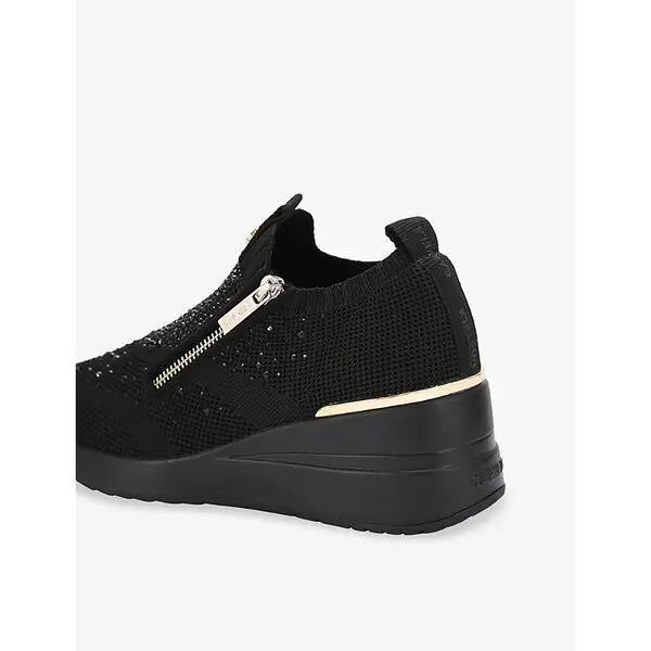 Carvela High-rise Knitted Trainers