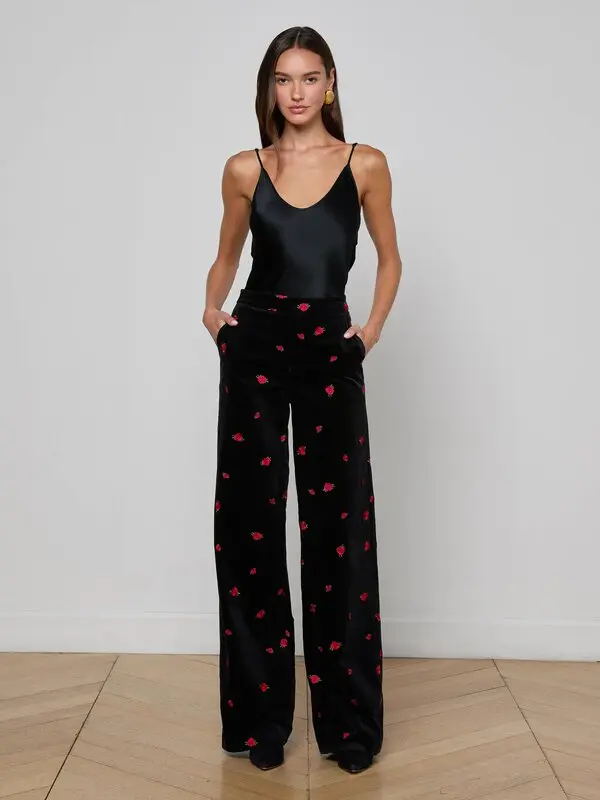 L'Agence Livvy Velvet Trouser
