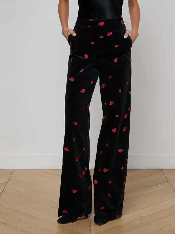 L'Agence Livvy Velvet Trouser