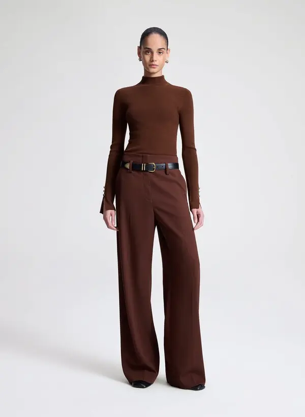 A.L.C. Liam Tailored Pant - Brunette