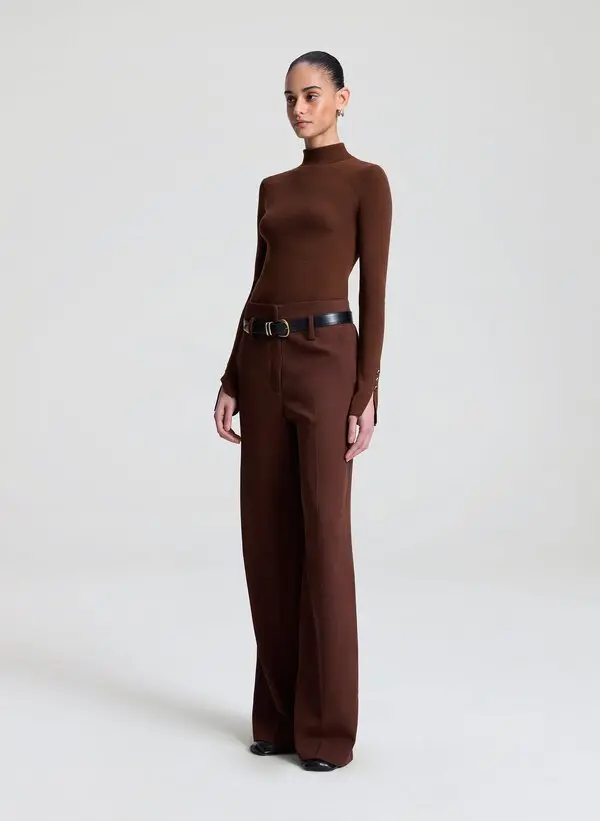 A.L.C. Liam Tailored Pant - Brunette