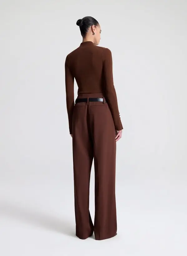 A.L.C. Liam Tailored Pant - Brunette
