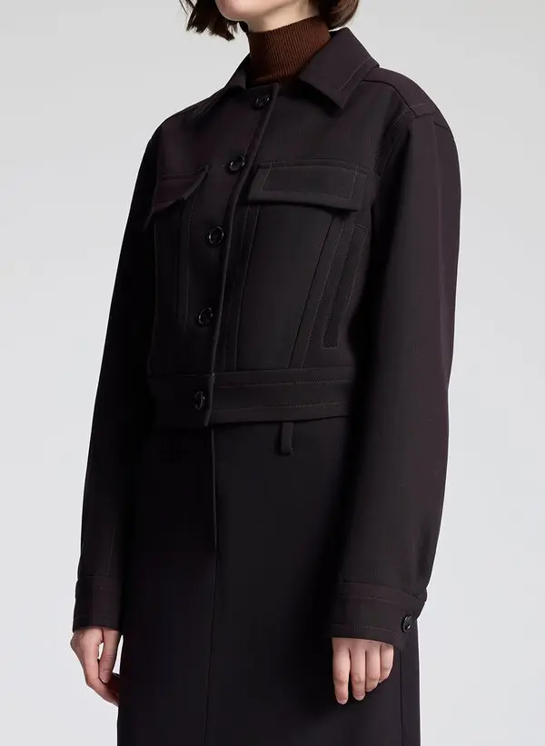 A.L.C. Blake Tailored Jacket - Ganache