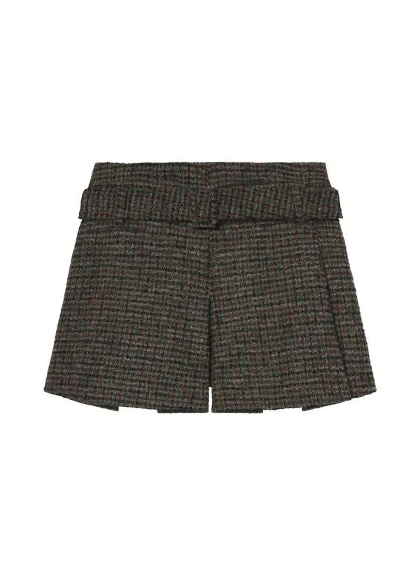 A.L.C. Como Houndstooth Tweed Short