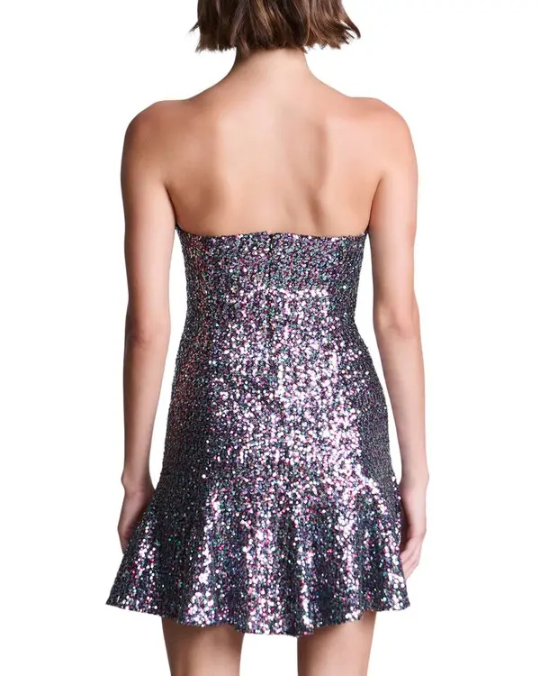 Bcbgmaxazria Sequined Mini Dress
