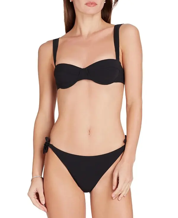 VALIMARE Milos Knotted Bikini Bottom - Black