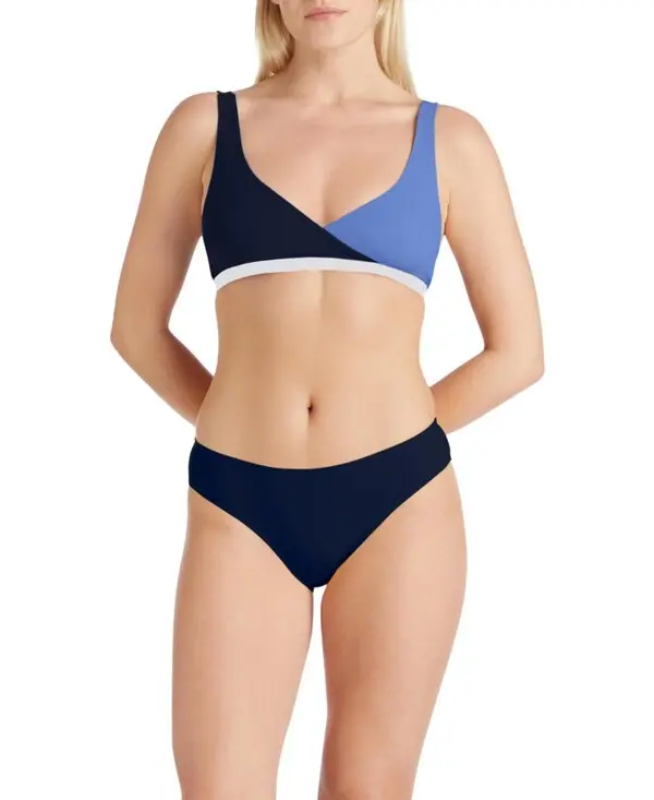 VALIMARE Color Block Bikini Top - Navy