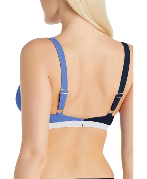 VALIMARE Color Block Bikini Top - Navy