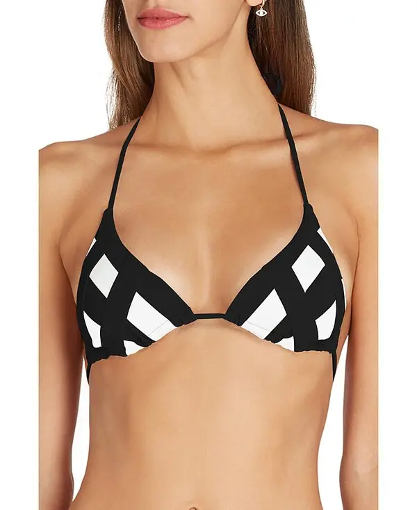 VALIMARE Ibiza Bandage Triangle Bikini Top - Black