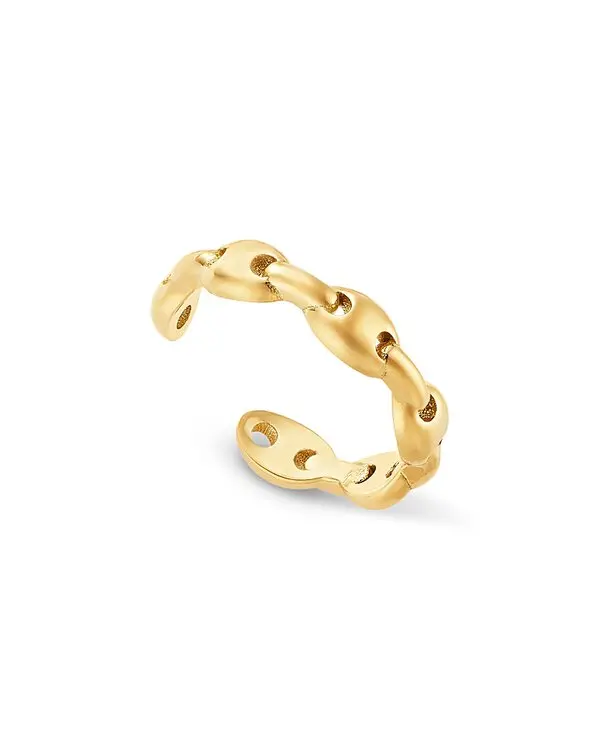 Zoe Chicco 14k Yellow Mariner Link Single Ear Cuff - Gold